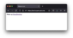Remote desktop and Wake-on-LAN – Yeri Tiete