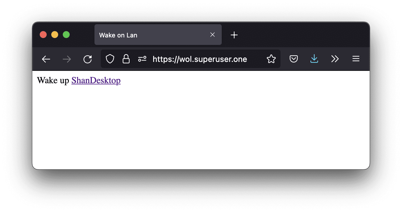 Remote desktop and Wake-on-LAN – Yeri Tiete