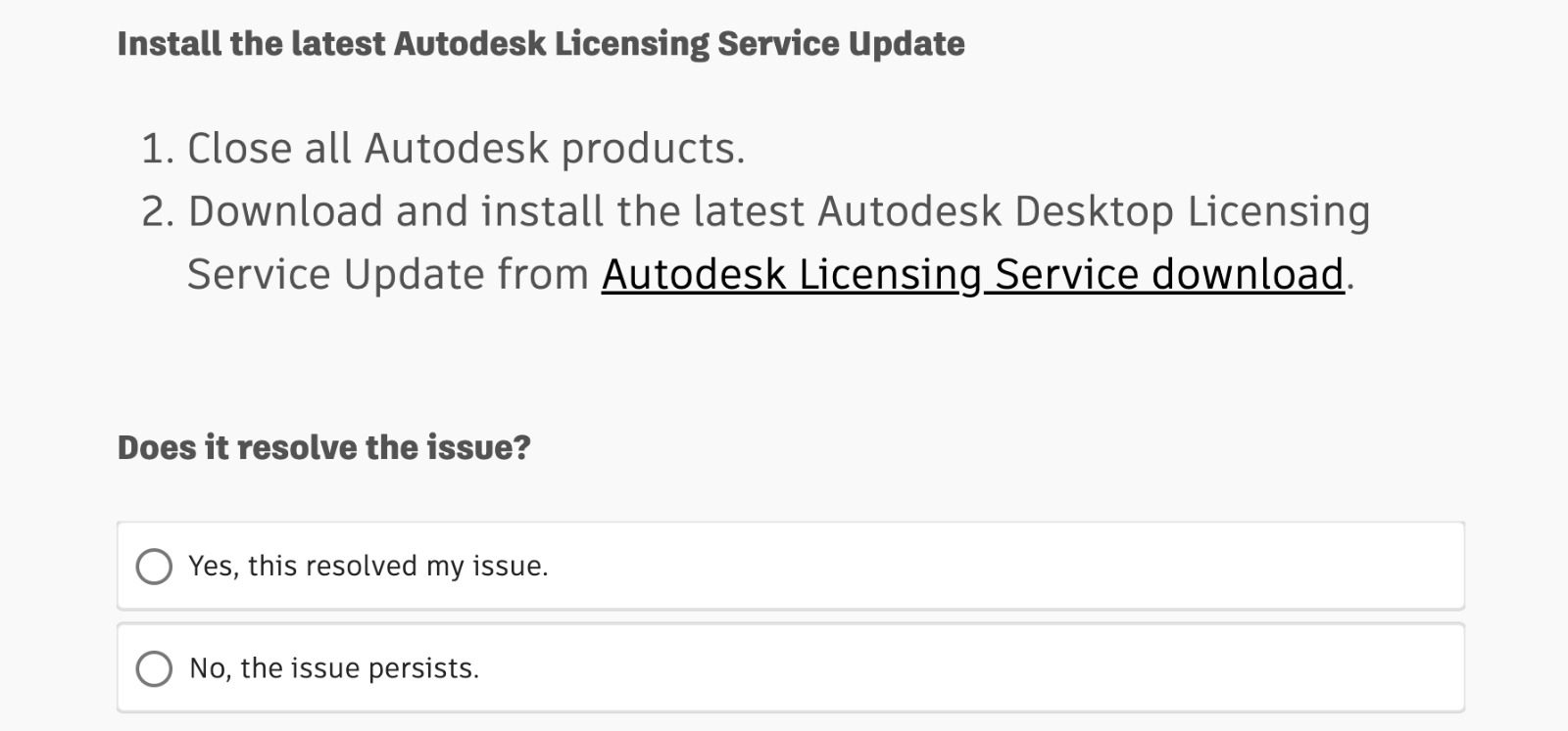 Unable To Connect With Autodesk Desktop Licensing Service Yeri Tiete